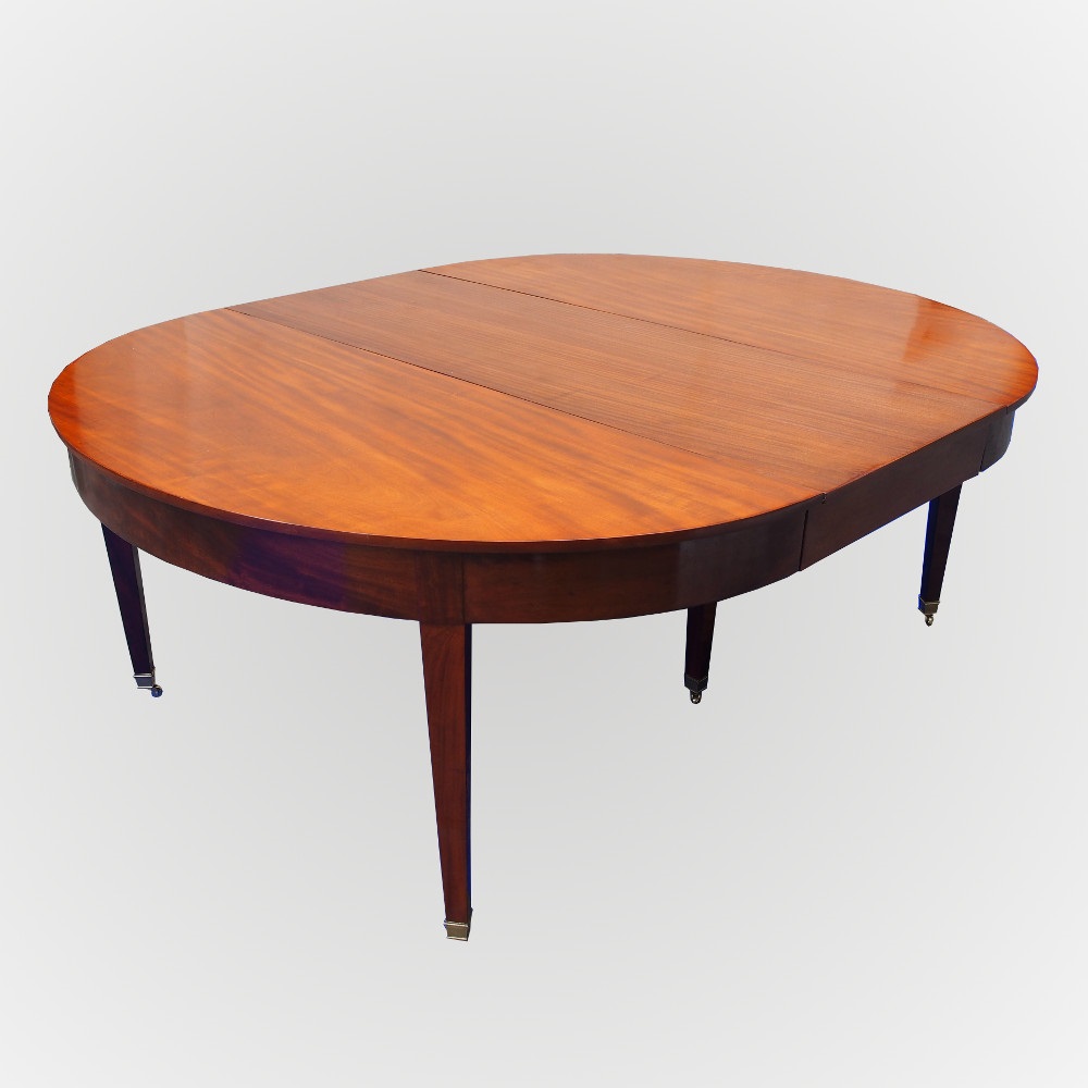 Table de salle à manger en acajou de Cuba